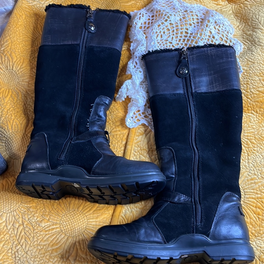 Canadian Pajar Tall Fleece Lined Leather Waterproof B… - Gem